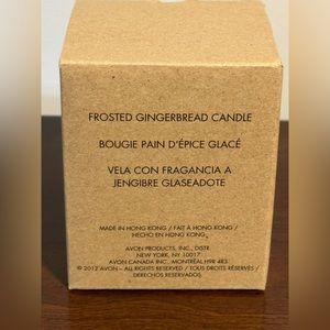 Avon | Holiday | New In Box Sealed Avon Frosted Gingerbread Votive ...